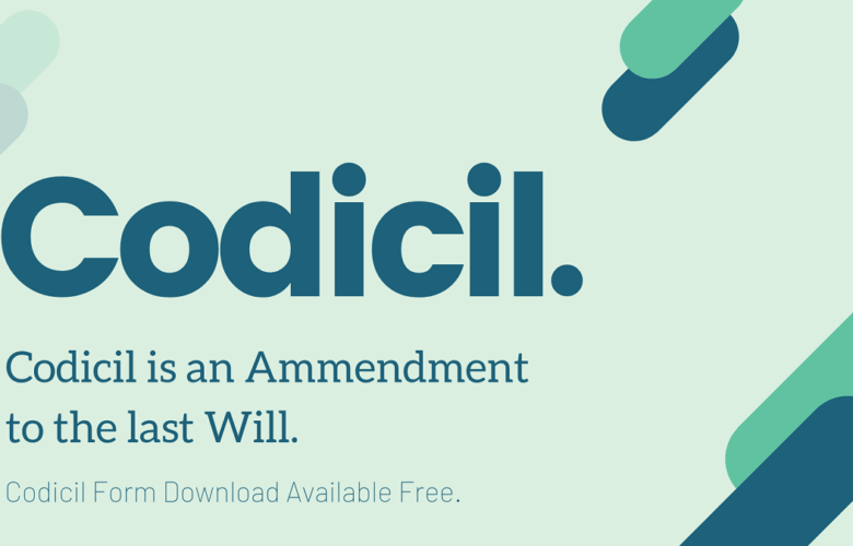 Codicil Form Archives - Affidavit