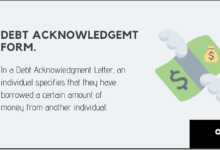 Debt Acknowledgment - Debt Acknowledgement Form & Template - Afidavit