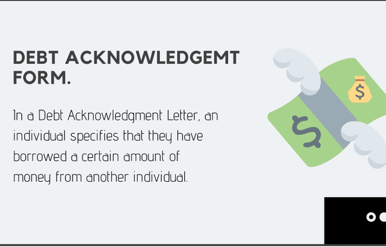 Debt Acknowledgment Form Archives - Affidavit