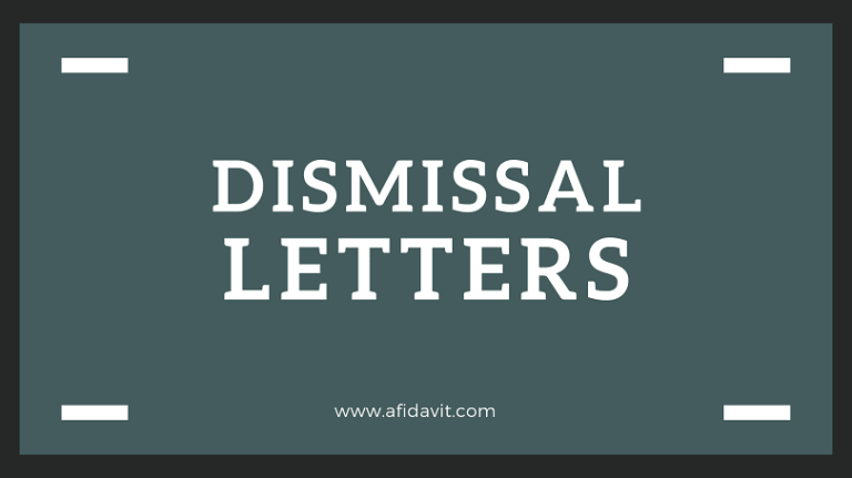 Dismissal for Incompetence Letter Sample - Dismissal for Bad ...